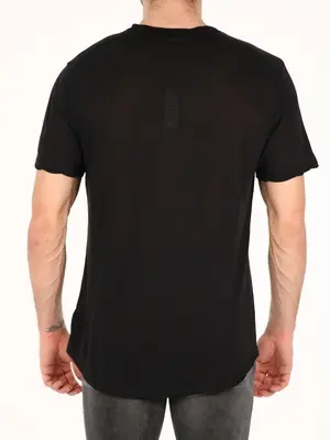 JAMES PERSE Ribbed Crewneck T-shirt