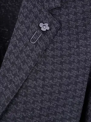 LARDINI Houndstooth Three-button Jacket
