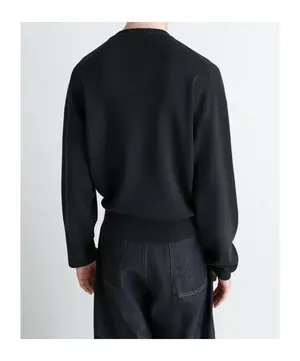 LEMAIRE V-neck Jumper - Anthracite