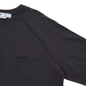 Off-White Diag-stripe Raglan Sleeve Top