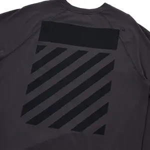 Off-White Diag-stripe Raglan Sleeve Top