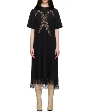Stella McCartney Lace Detail A-line Dress