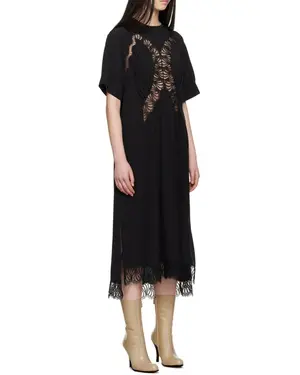 Stella McCartney Lace Detail A-line Dress