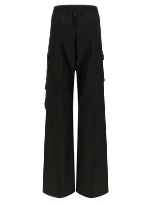 Rick Owens Wide-leg Cargo Pants With Drawstring