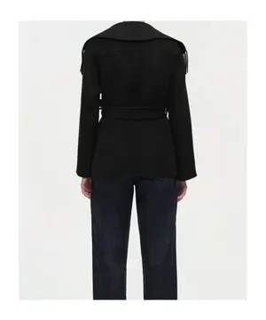 Simkhai Rowen Jacket With Tassels And Tie Detail - Black