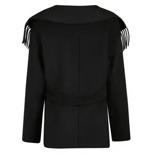 Simkhai Rowen Jacket With Tassels And Tie Detail - Black