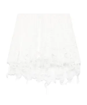 Loewe Pleated Mini Skirt - White