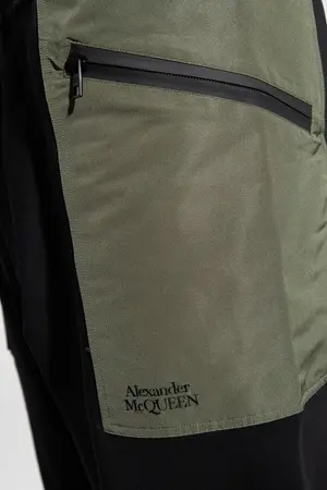 Alexander McQueen Logo Printed Straight-leg Track Pants