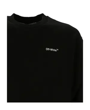 Off-White Chain Arrow Logo Crewneck Sweatshirt