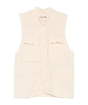 Aya Muse Button Detailed Vests For Women