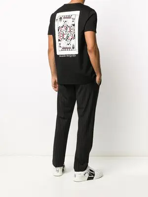 Alexander McQueen Skull Playing Card T-shirt