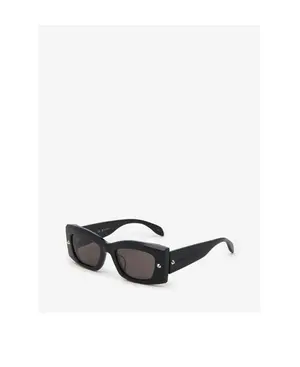 Alexander McQueen Rectangle Frame Sunglasses - Gray