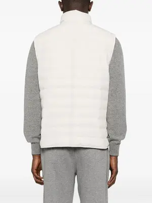 Brunello Cucinelli Quilted Zipped Gilet