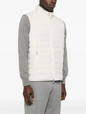 Brunello Cucinelli Quilted Zipped Gilet