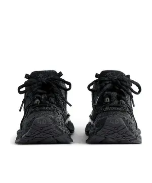 Balenciaga Embellished Runner Sneakers - Black