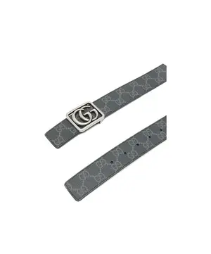 Gucci Reversible Gg Marmont Belt - Black