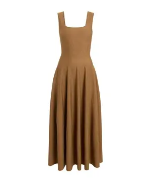 Khaite Ribbed Day Dresses
