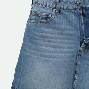 AMI Paris Denim Mini Skirt