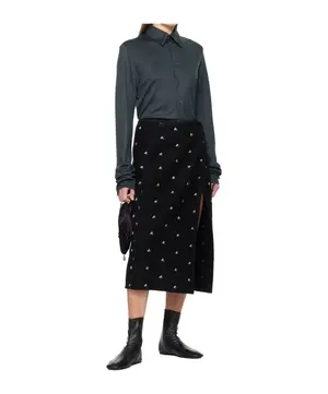 RIER Walker Midi Skirt