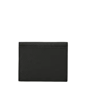 FERRAGAMO Gancini Credit Card Holder - Black