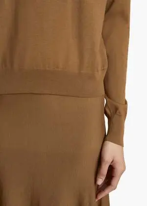 Khaite V-neck Long Sleeve Sweater