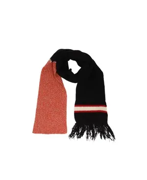 Marni College-style Knitted Scarf - Black