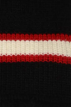 Marni College-style Knitted Scarf