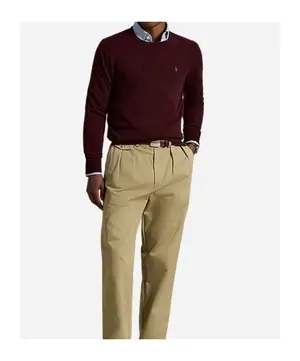 Polo Ralph Lauren Embroidered Crewneck Jumper - Brown
