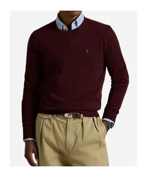 Polo Ralph Lauren Embroidered Crewneck Jumper - Brown