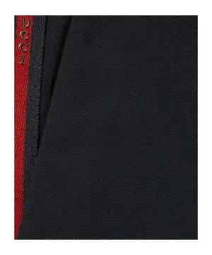 Gucci Logo Detailed Straight-leg Pants - Black