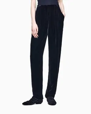 Giorgio Armani Darted Velvet Trousers