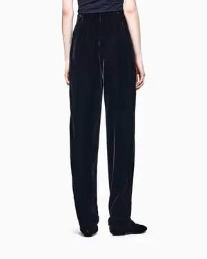 Giorgio Armani Darted Velvet Trousers