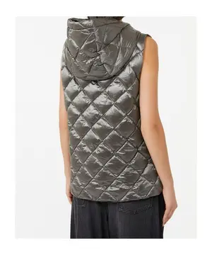 Max Mara Quilted Hooded Gilet