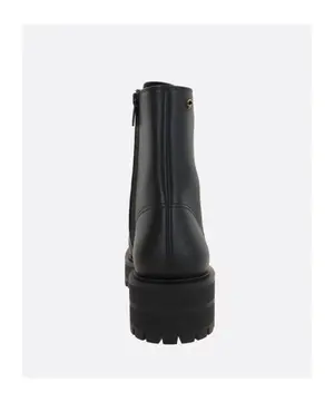 GIANVITO ROSSI Turner Square Toe Lace-up Boots