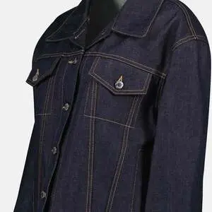 Prada Denim Jacket With Button Detail