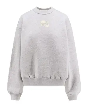 Alexander Wang Essential Terry Crewneck Sweatshirt - Heather Grey