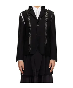 Comme Des Garçons Embellished Blazer