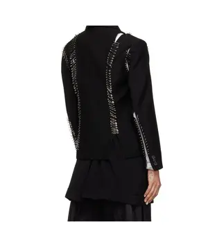 Comme Des Garçons Embellished Blazer
