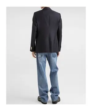 Dolce & Gabbana Dolce Gabbana Heraldic Patch Single-breasted Jacket