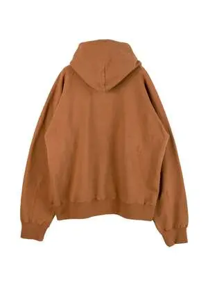 Sacai Long Sleeve Hooded Sweatshirt - Brown