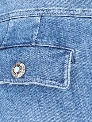 THE SEAFARER Anais Button Pocket Flare Jeans