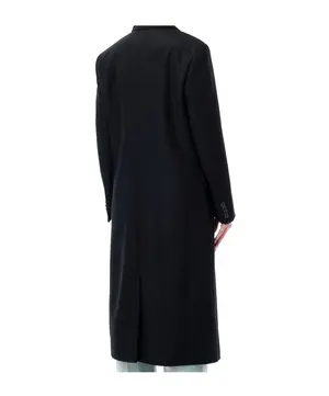 SPORTY  RICH Sporty & Rich Long-sleeved Single-breasted Coat