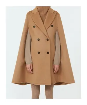 Max Mara Pordoi Draped Double-face Cape