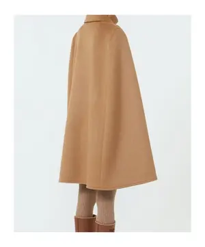 Max Mara Pordoi Draped Double-face Cape