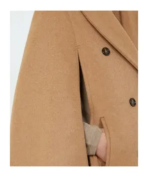 Max Mara Pordoi Draped Double-face Cape