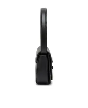 DIESEL® 1dr Logo Plaque Shoulder Bag - Black