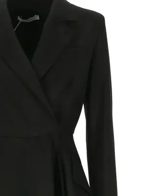 Max Mara Pleated Long-sleeved Blazer Dress