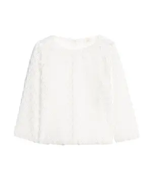 Max Mara Trento Diamond-pattern Lace Jacket