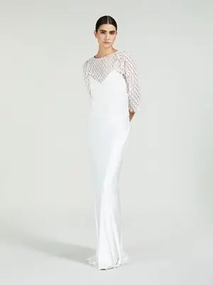 Max Mara Trento Diamond-pattern Lace Jacket