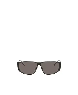 Saint Laurent Rectangle Frame Sunglasses - Brown